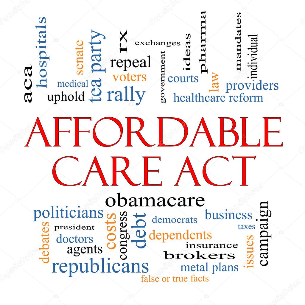 Affordable Care Act Word Cloud Concept — Stock Photo © mybaitshop #24883569