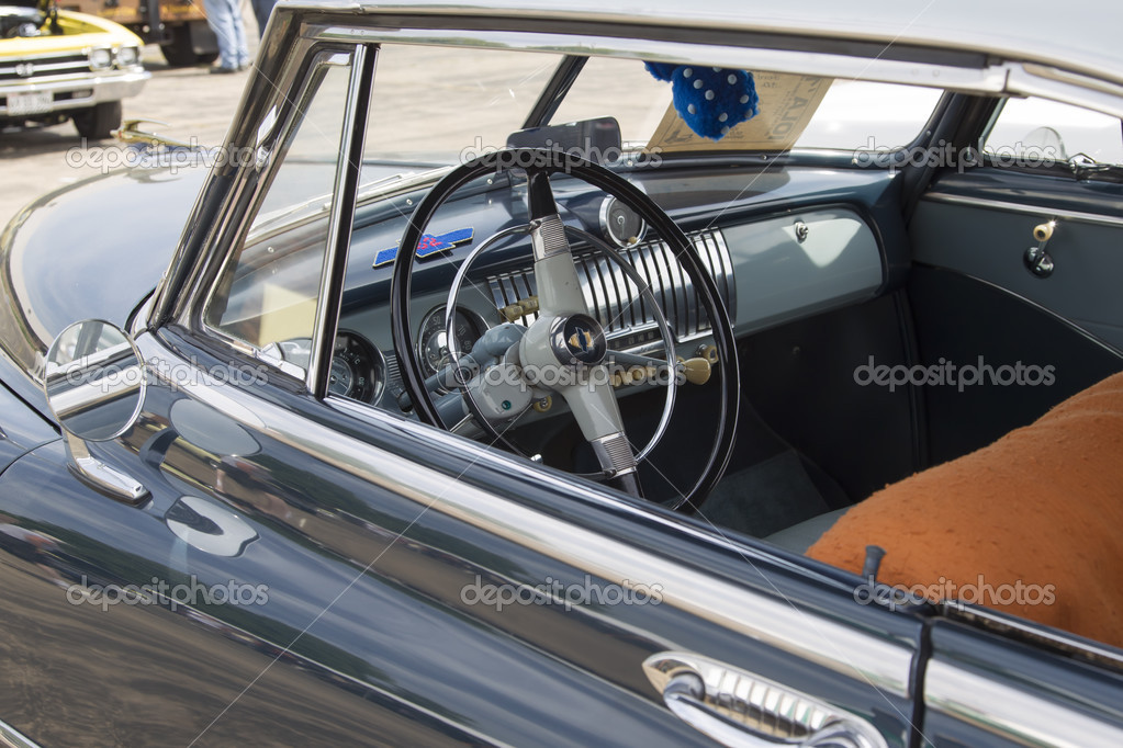 1952 Chevy DeLuxe Blue Interior – Stock Editorial Photo © mybaitshop ...
