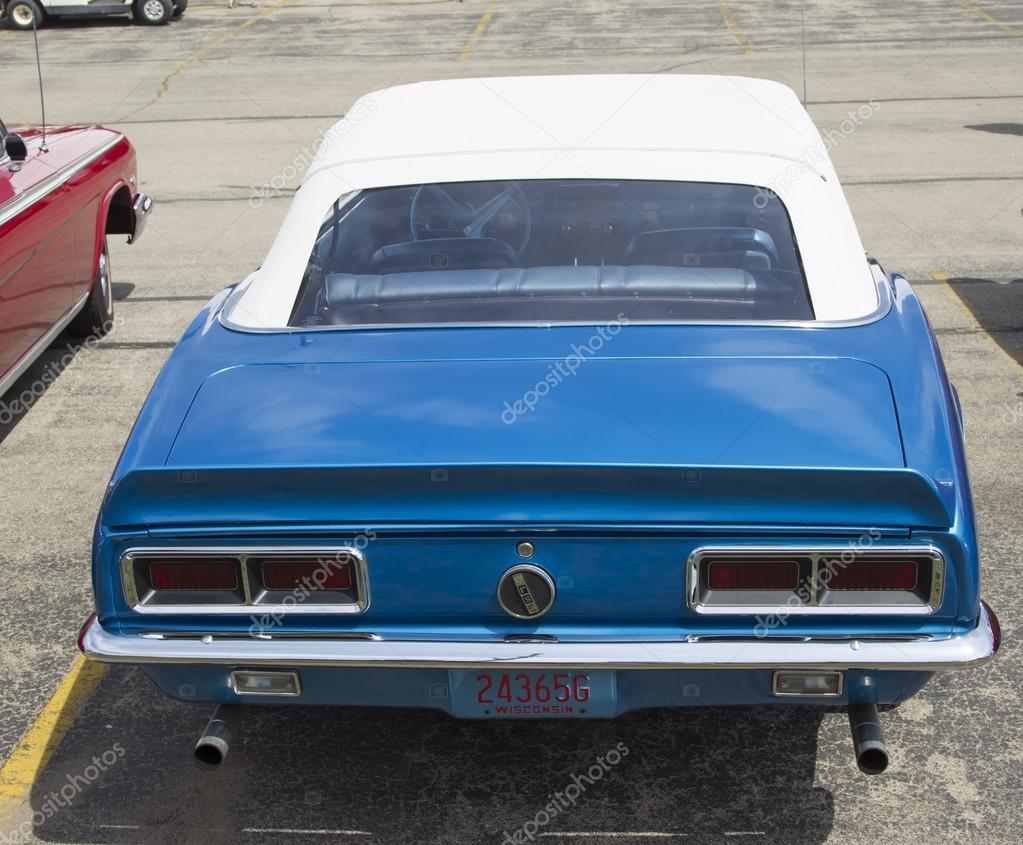 1968 Blue Chevy Camaro Rear View – Stock Editorial Photo © mybaitshop ...