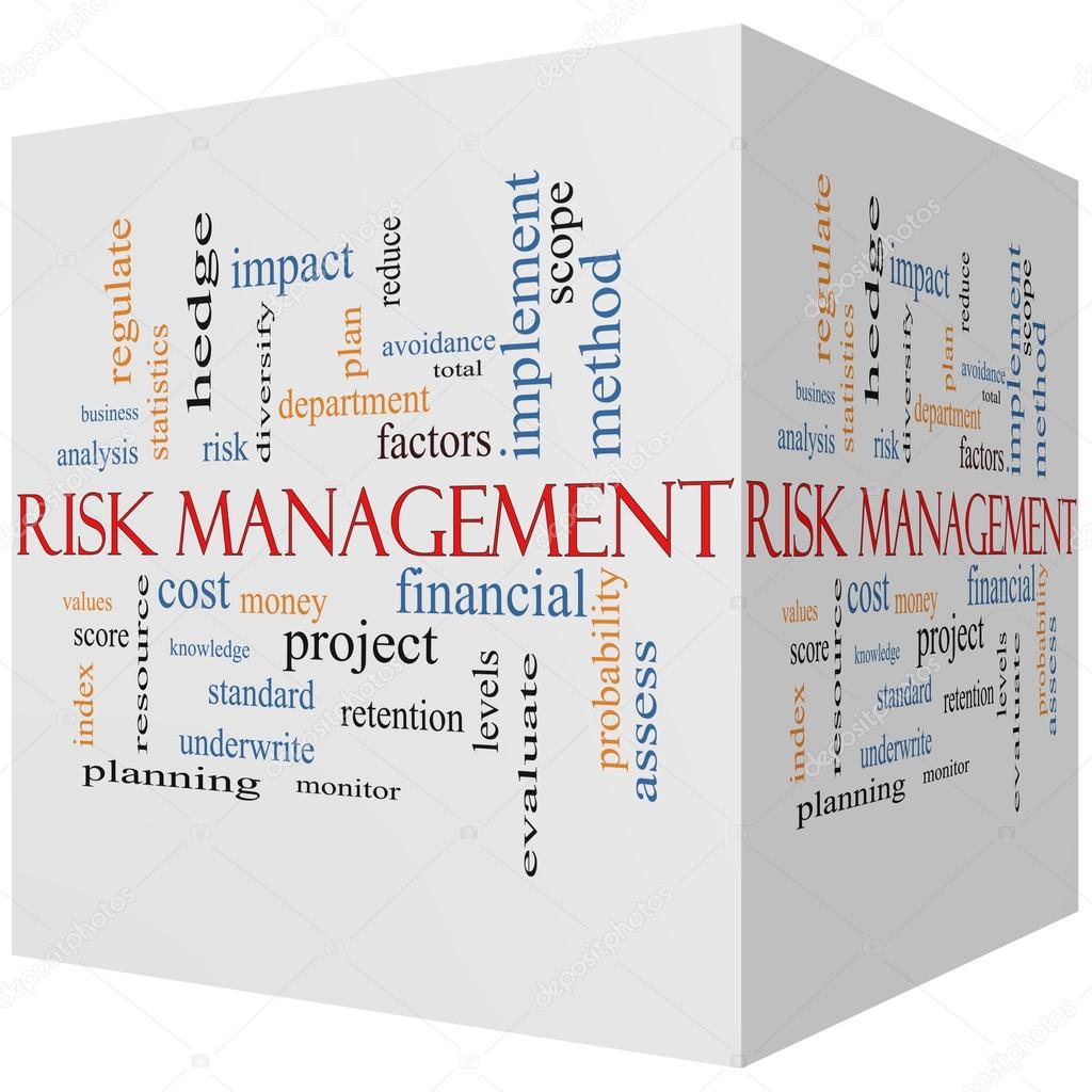 Risk Management 3D cube Word Cloud Concept Stock Photo by ©mybaitshop ...