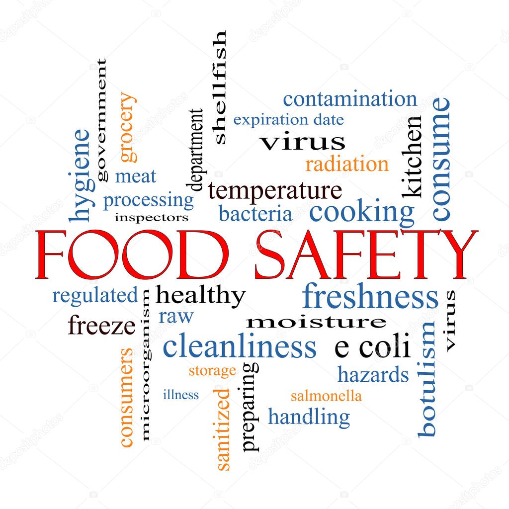Food Safety Word Cloud Concept — Stock Photo © mybaitshop #42575751