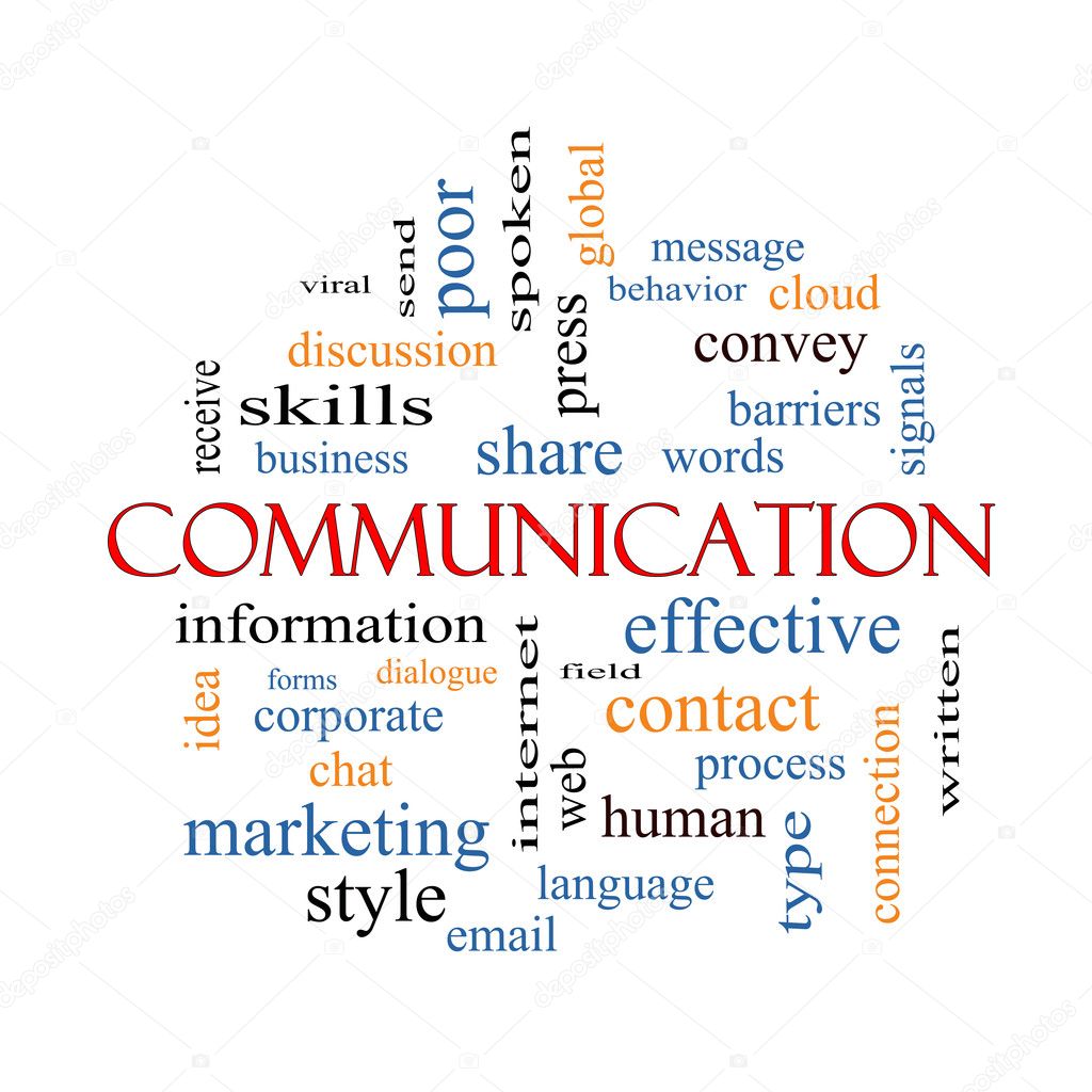 Communication Word Cloud Concept — Stock Photo © mybaitshop #46007359