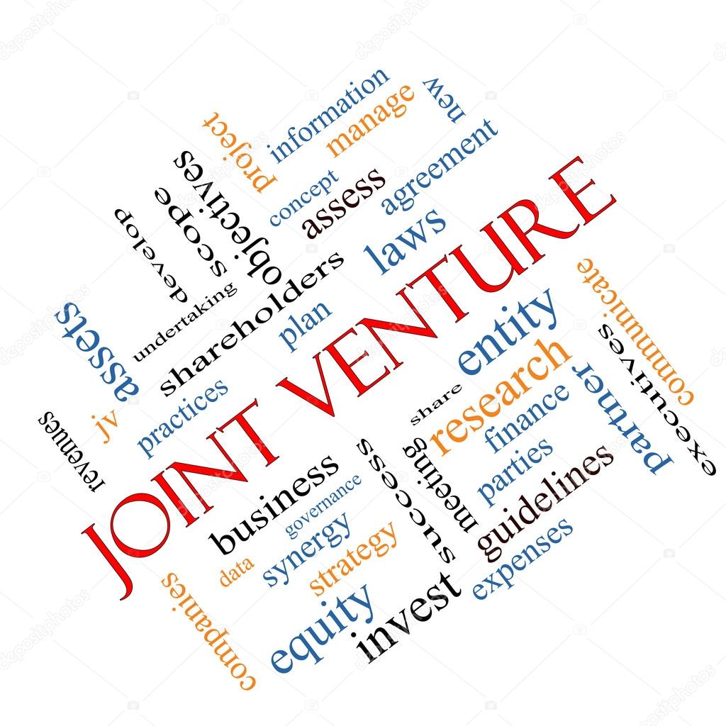 Joint Venture Word Cloud Concept Angled — Stock Photo © mybaitshop ...