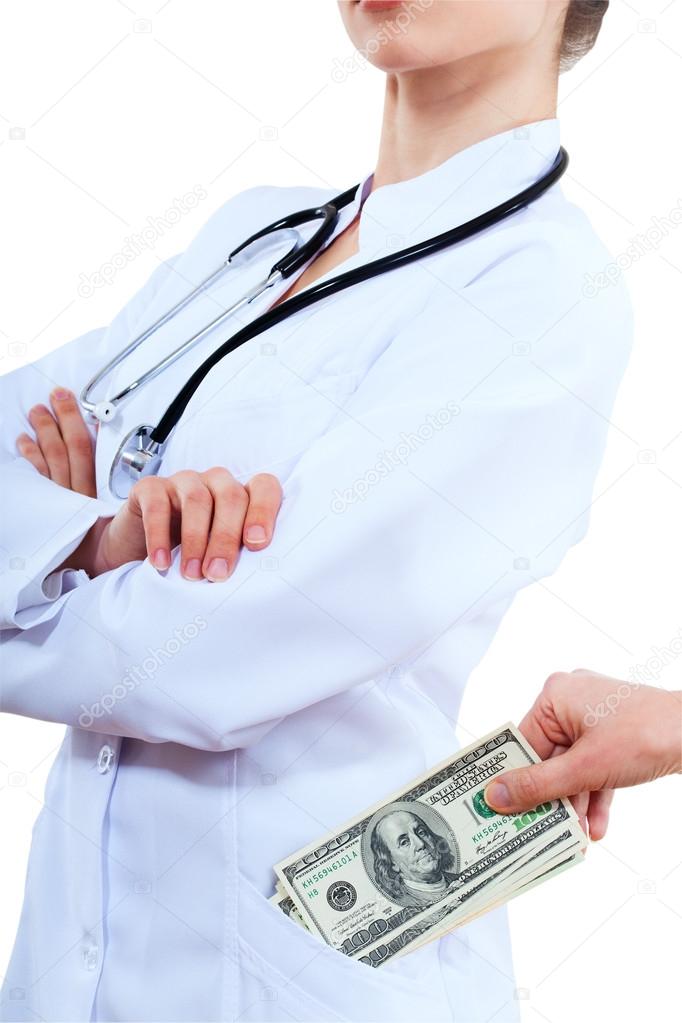 The patient puts money in your pocket doctor. Stock Photo by ©victoreus ...