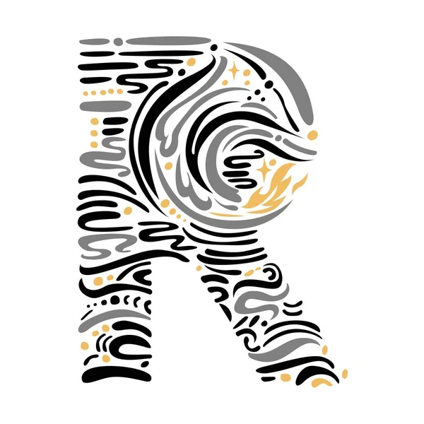 Letter Vector Typo Illustration Stock Vector by ©PICOCIKO 605798014