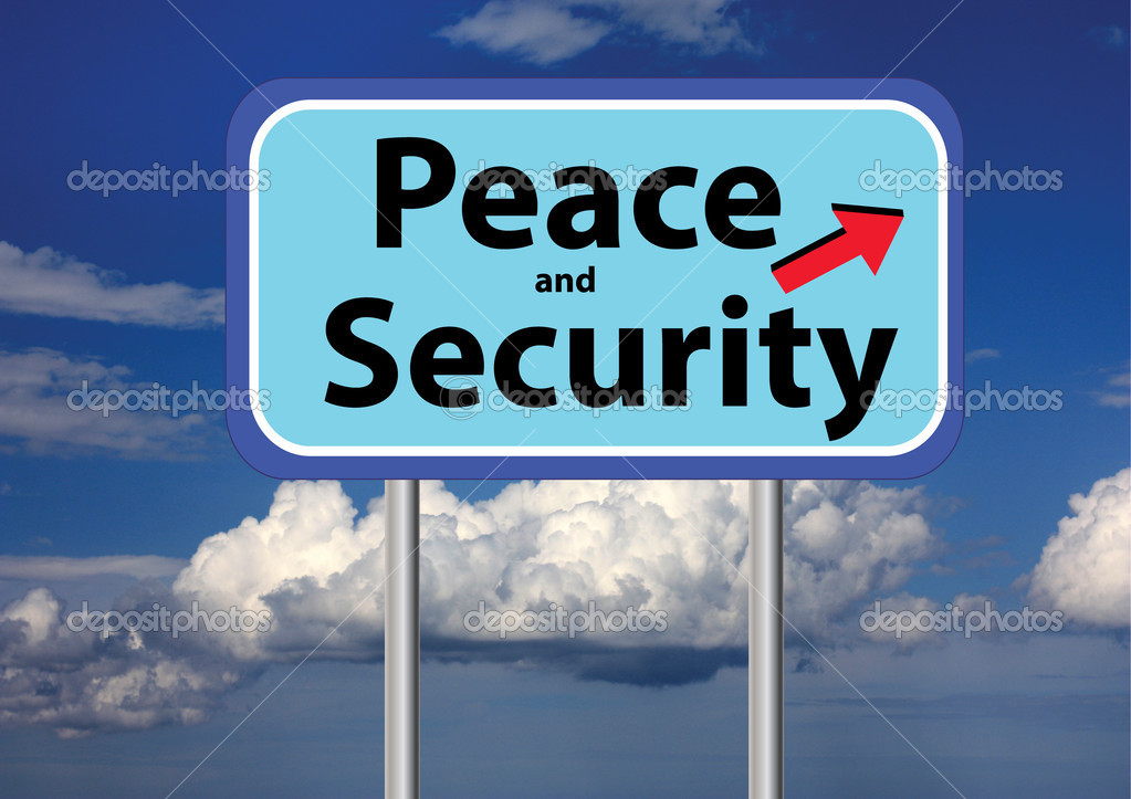 Peace and security and sky Stock Vector Image by ©ekays #12084599
