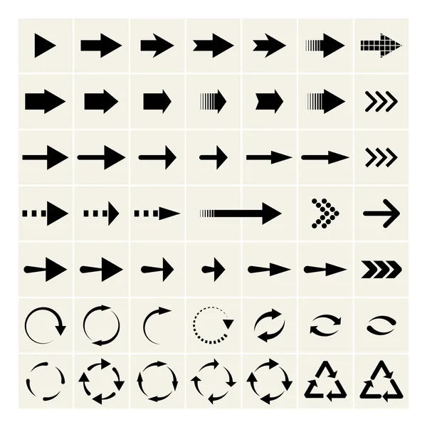 A vector set of useful arrows. Vector illustration. Stock Vector Image ...