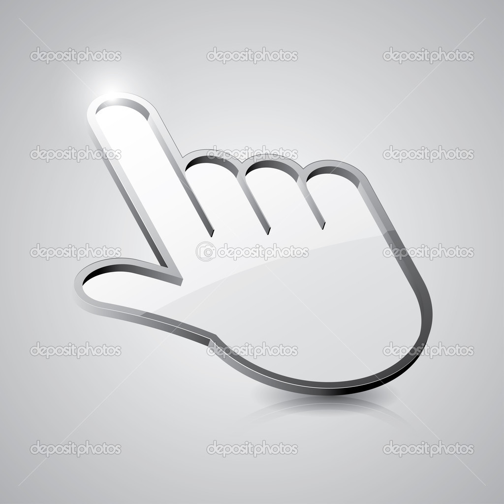 Cursor de mano Vector de stock #30731545 de ©Vilisov