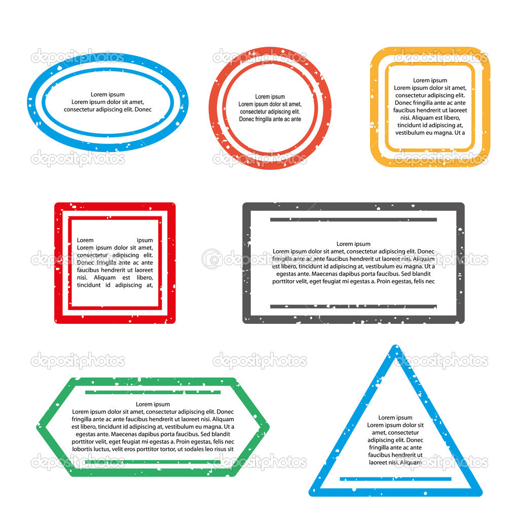 Templat perangko Vektor Stok oleh ©Vilisov 48480023