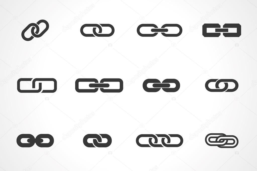 Ícones de link imagem vetorial de Vilisov© 50732413
