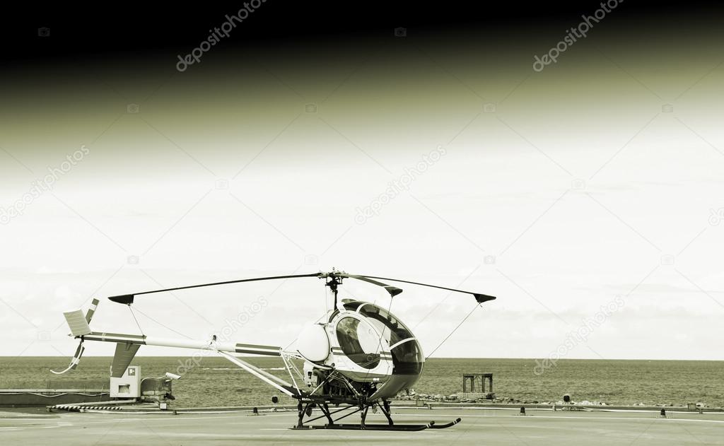 Small helicopter on the ground. — Stock Photo © risto40 #21906033