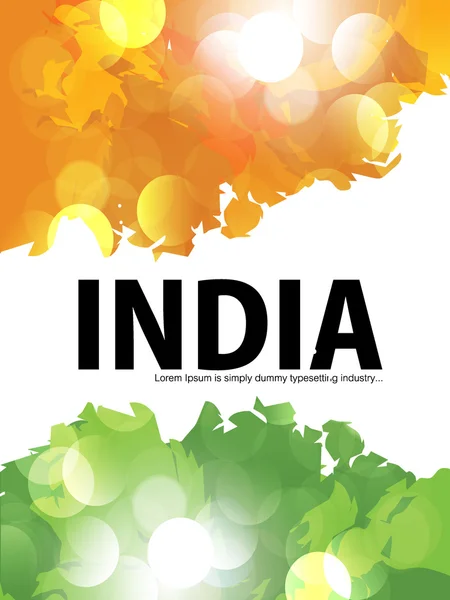 Beautiful & colorful India flyer design or cover design, EPS 10 — Stock ...