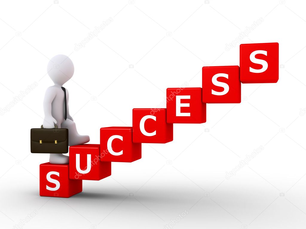 Businessman climbing stairs of success Stock Photo by ©6kor3dos 25116849 Businessman climbing stairs of success Stock Photo by ©6kor3dos 25116849
