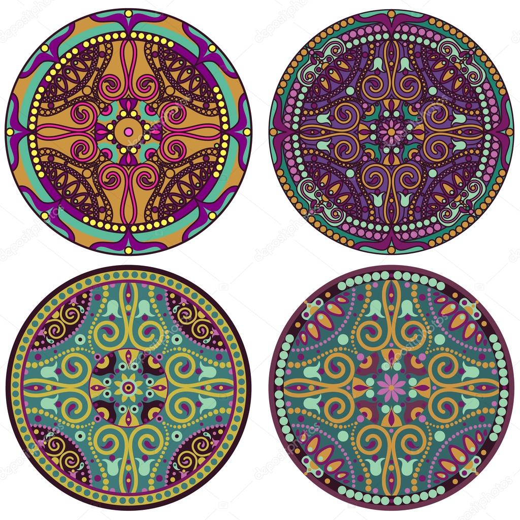 4 mandala set Stock Photo by ©Ta_Ti 19417511