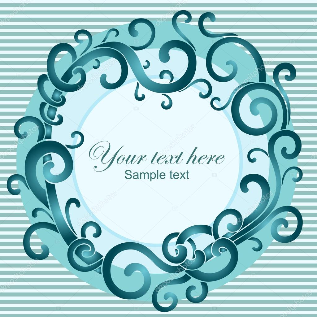 Blue vignette — Stock Photo © Ta_Ti #25352479