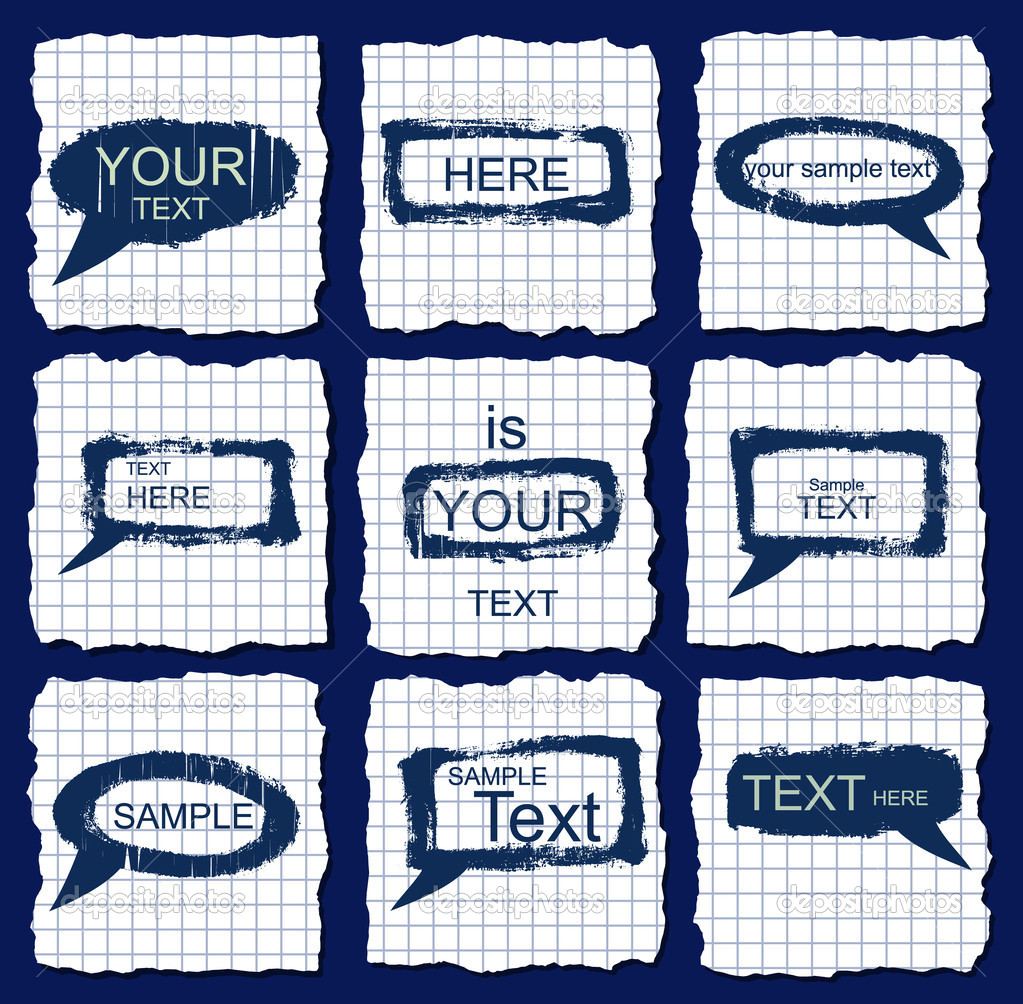 School papers with bubbles — Stock Photo © Ta_Ti #30478165