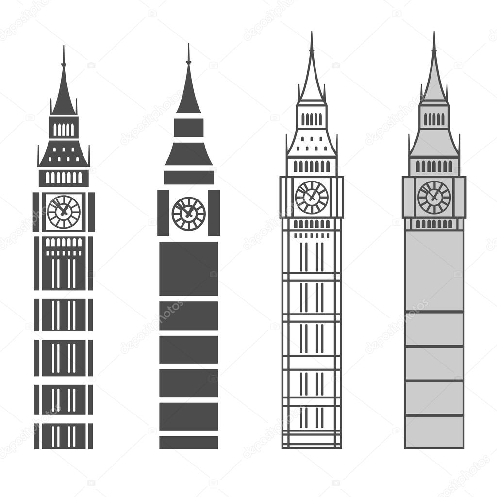 Big ben — Stock Vector © Ta_Ti #43036625
