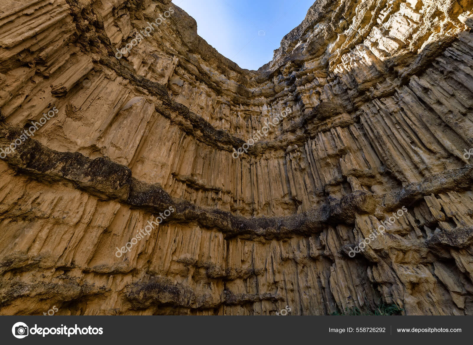 Pha Cho Pha Chor Cliff Located Mae Wong National Park — Stock Photo ...