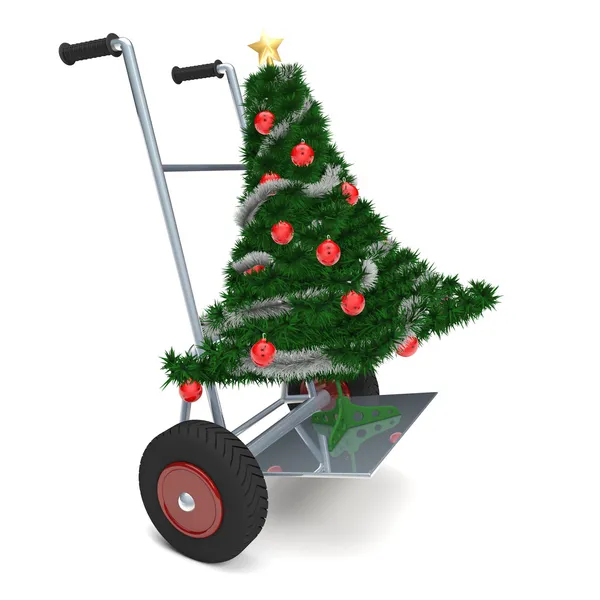 Christmas tree transport Stock Photos, Royalty Free Christmas tree ...