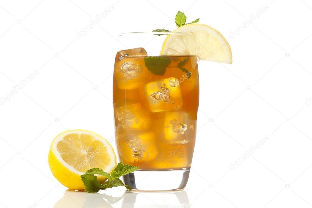 Refreshing Iced Tea with Lemon — Stock Photo © bhofack2 #20089951