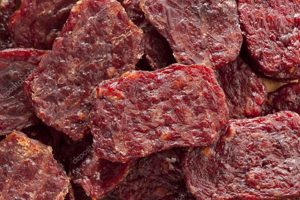 Dried Processed Beef Jerky Stock Photo by ©bhofack2 21083201