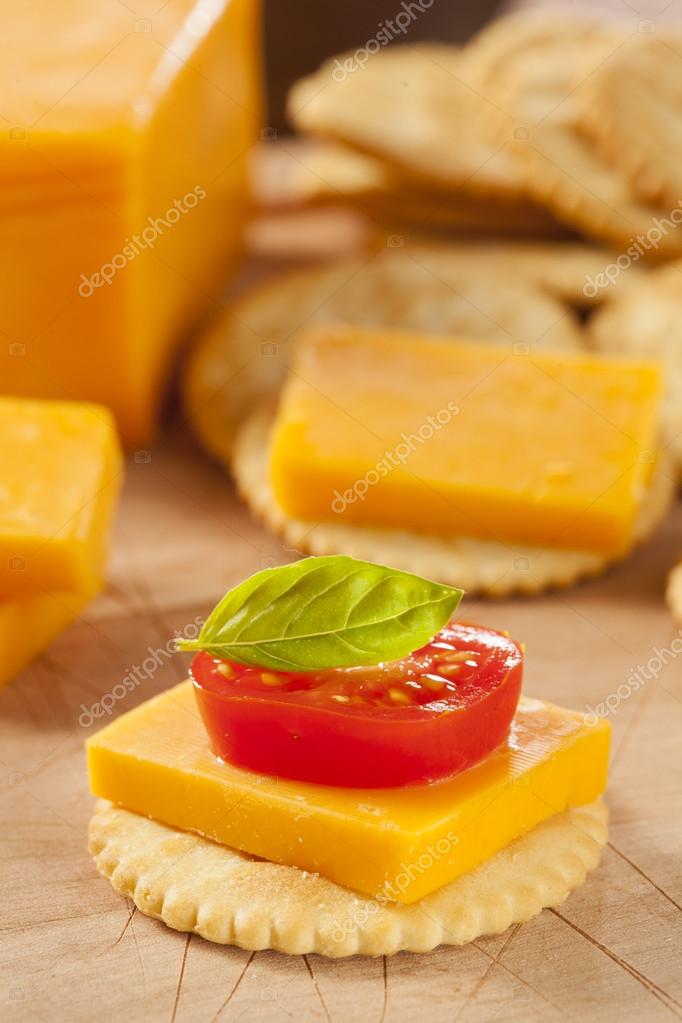 Chedder Cheese and Cracker Appetizer ⬇ Stock Photo, Image by © bhofack2 ...