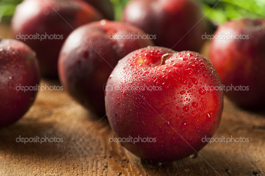 Fresh Black Plums