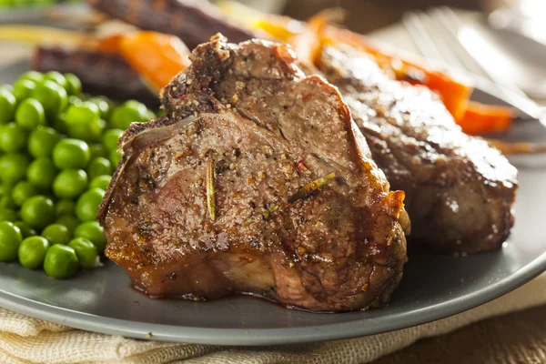 Homemade Cooked Lamb Chops - Stock Image - Everypixel