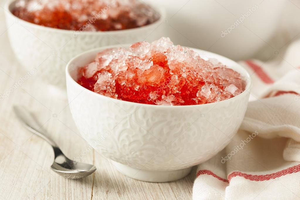 Refreshing Homemade Shaved Ice — Stock Photo © bhofack2 #48970609