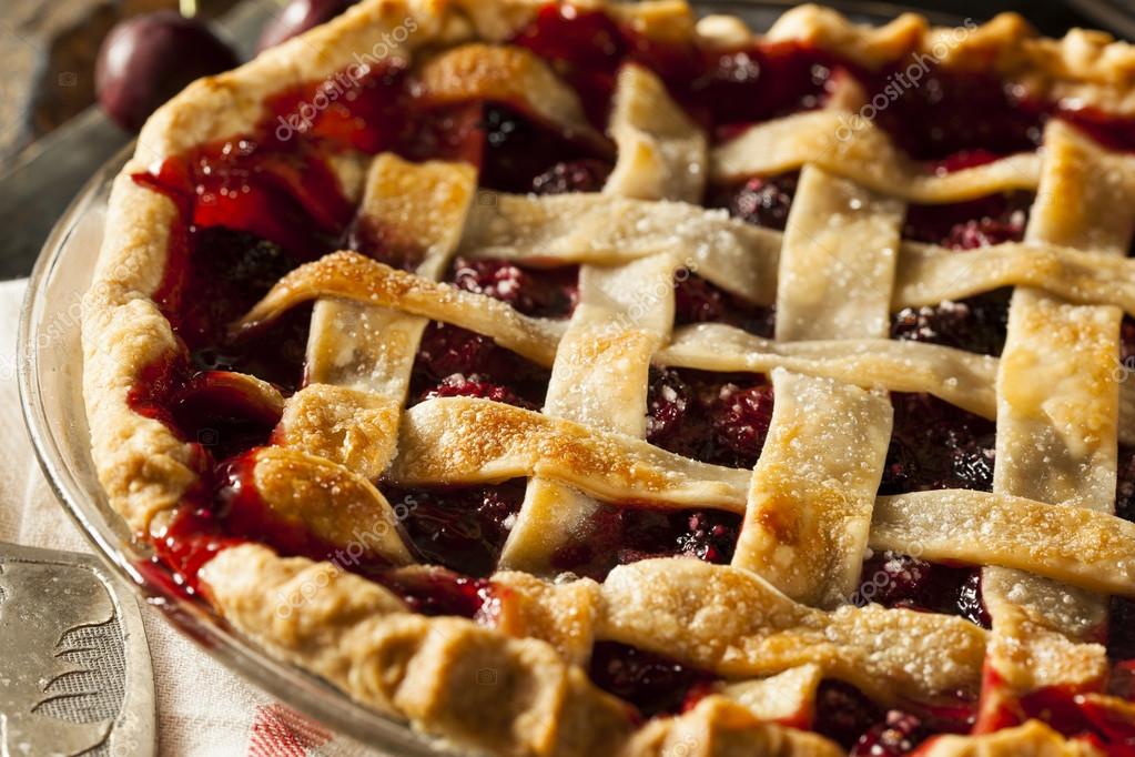 Delicious Homemade Cherry Pie — Stock Photo © bhofack2 #51337761