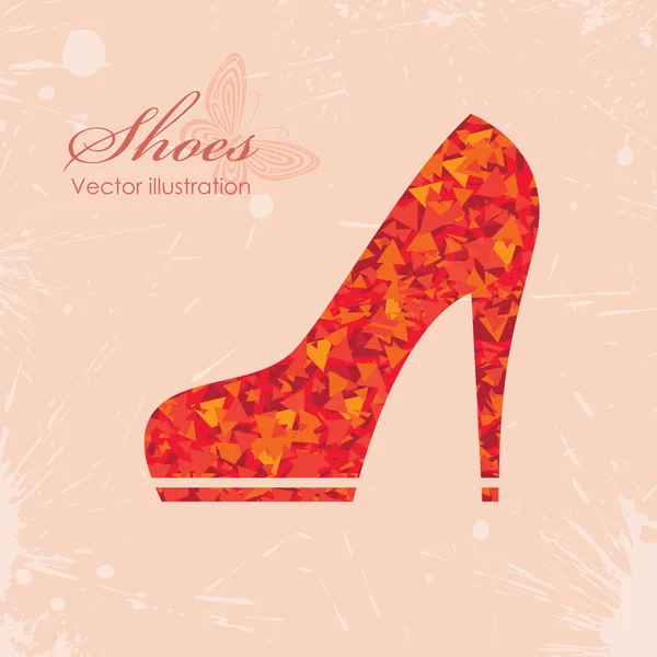 Shoes background Vector Art Stock Images | Depositphotos