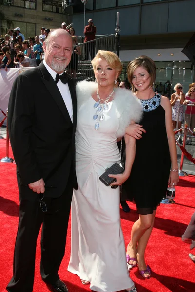 Ed Scott, Melody Thomas Scott, and daughter Elizabeth Scott - Stock ...