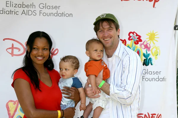 Garcelle Beauvais-Nilon, husband Mike Nilon, and twins Jax Joseph Nilon ...