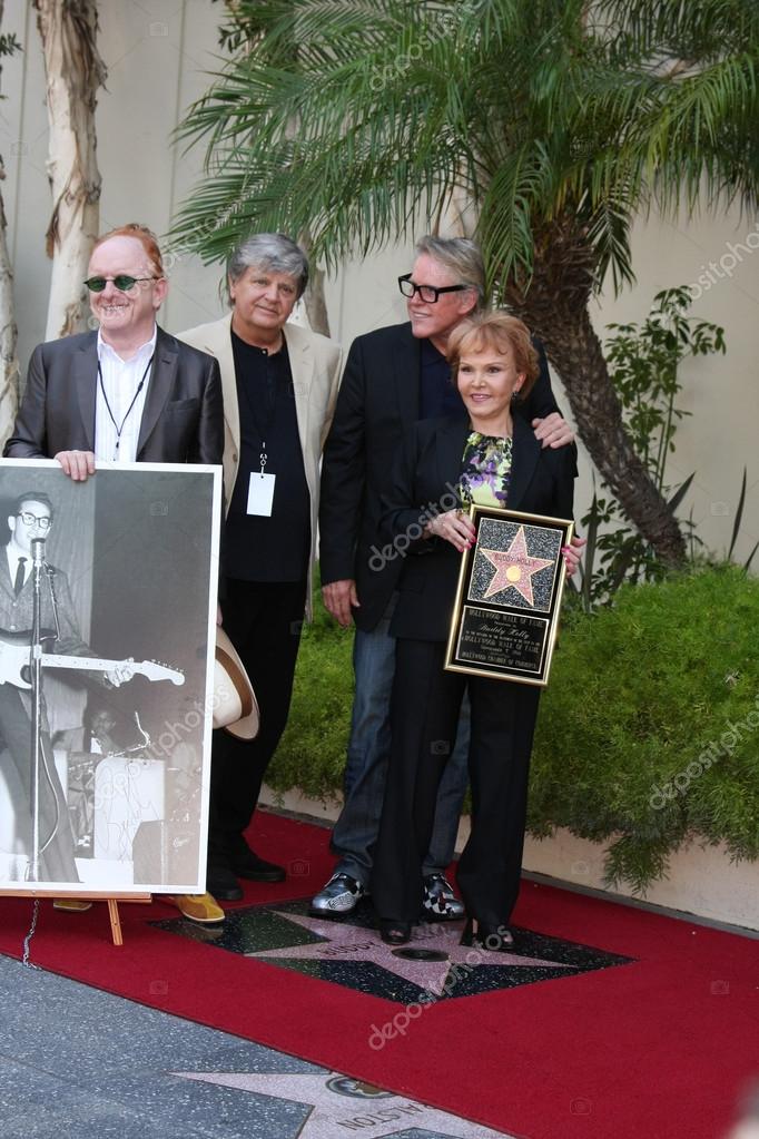 Peter Asher, Phil Everly, Gary Busey, Maria Elena Holly — Stock ...