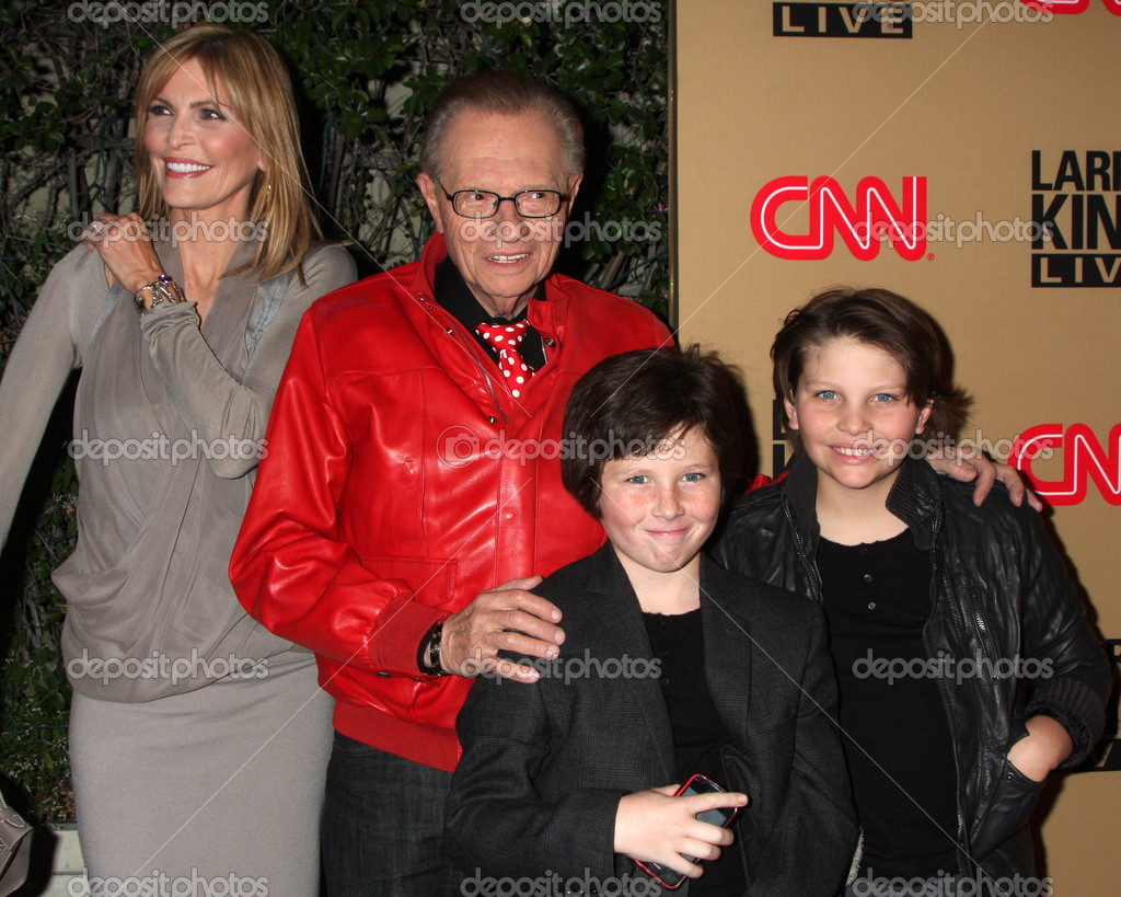 Shawn Southwick, Larry King, Cannon King, Chance King – Stock Editorial ...