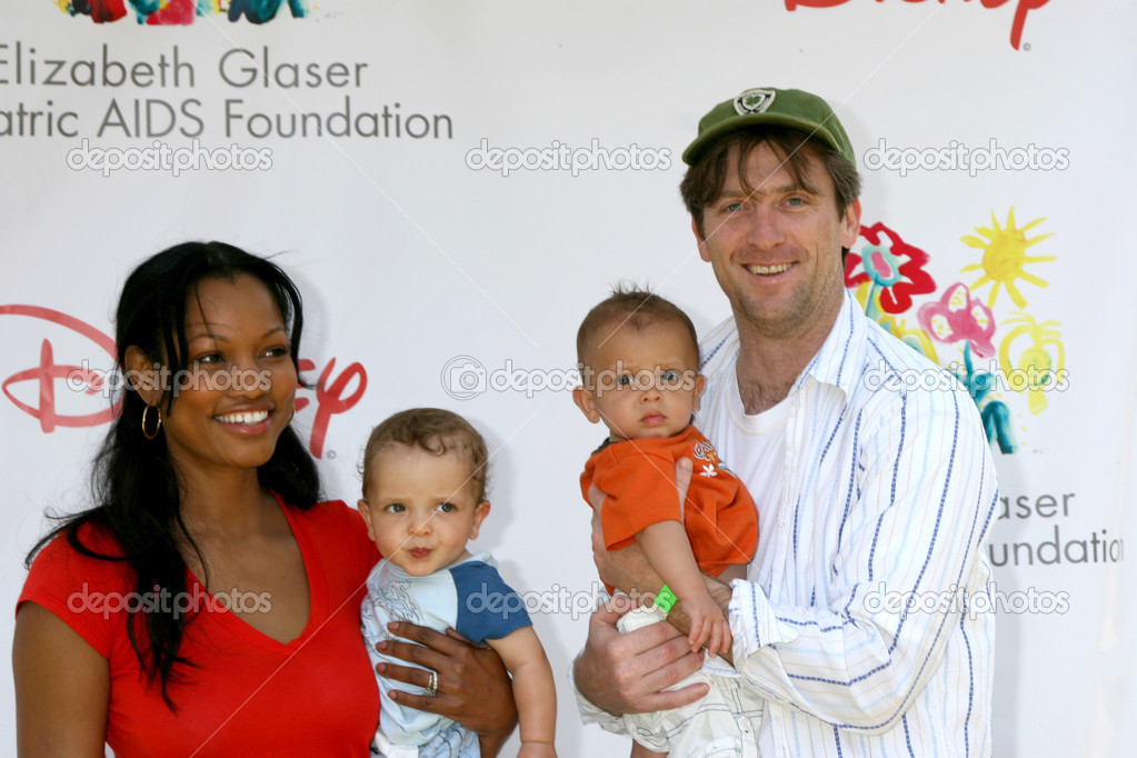 Garcelle Beauvais-Nilon, husband Mike Nilon, and twins Jax Joseph Nilon ...