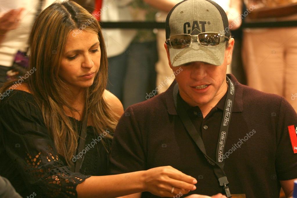 Matt Damon & Wife – Stock Editorial Photo © Jean_Nelson #12942492