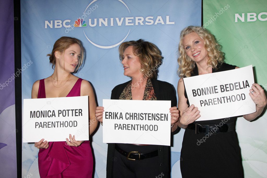 Erika Christensen, Bonnie Bedelia, Monica Potter — Stock Editorial ...