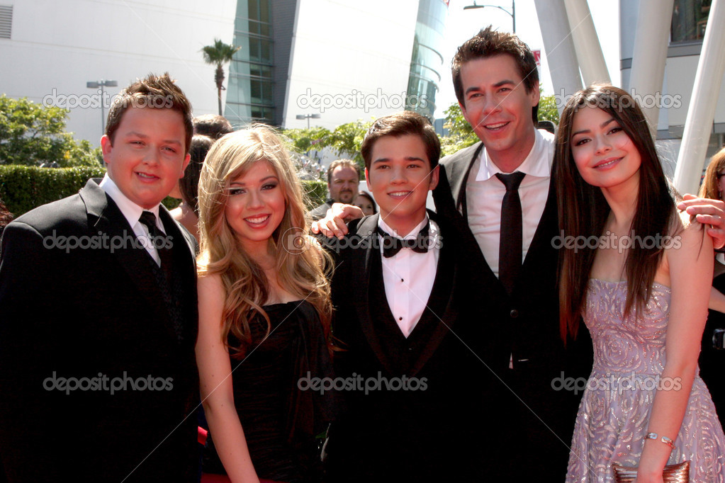 Jennette McCurdy & Miranda Cosgrove & cast of ICarly — Stock Editorial ...