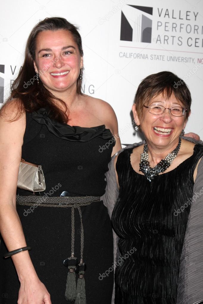 Kara Hill, Architect with CSUN President Jolene Koester – Stock ...