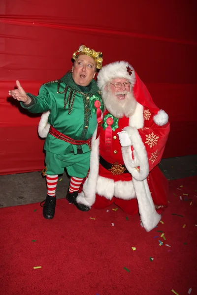 Michael Lee Gogin - as Christmas Elf, Tom Connaghan - as Santa Claus ...