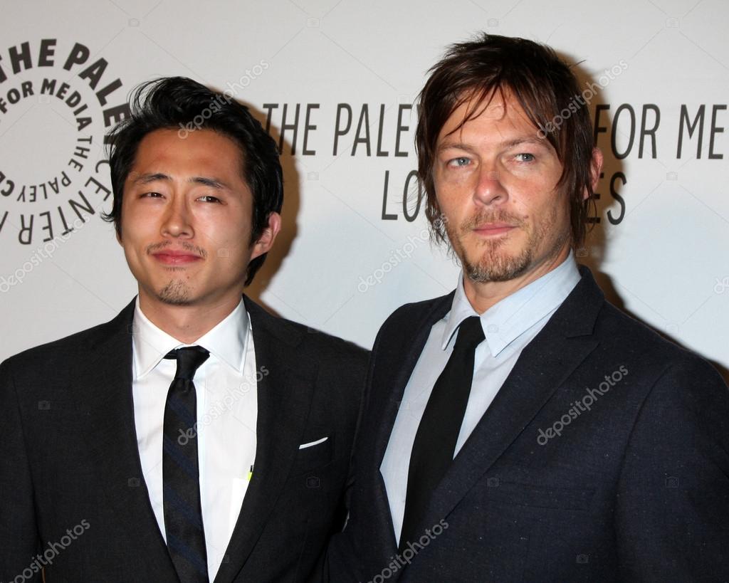 Andrew Lincoln And Norman Reedus Steven Yeun