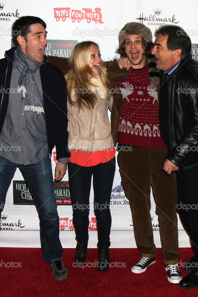 Thomas Gibson, AJ Cook, Matthew Gray Gubler, Joe Mantegna — Stock ...