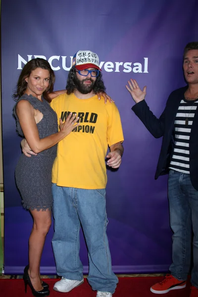 Mark McGrath, Kari Wuhrer and Judah Friedlander – Stock Editorial Photo ...