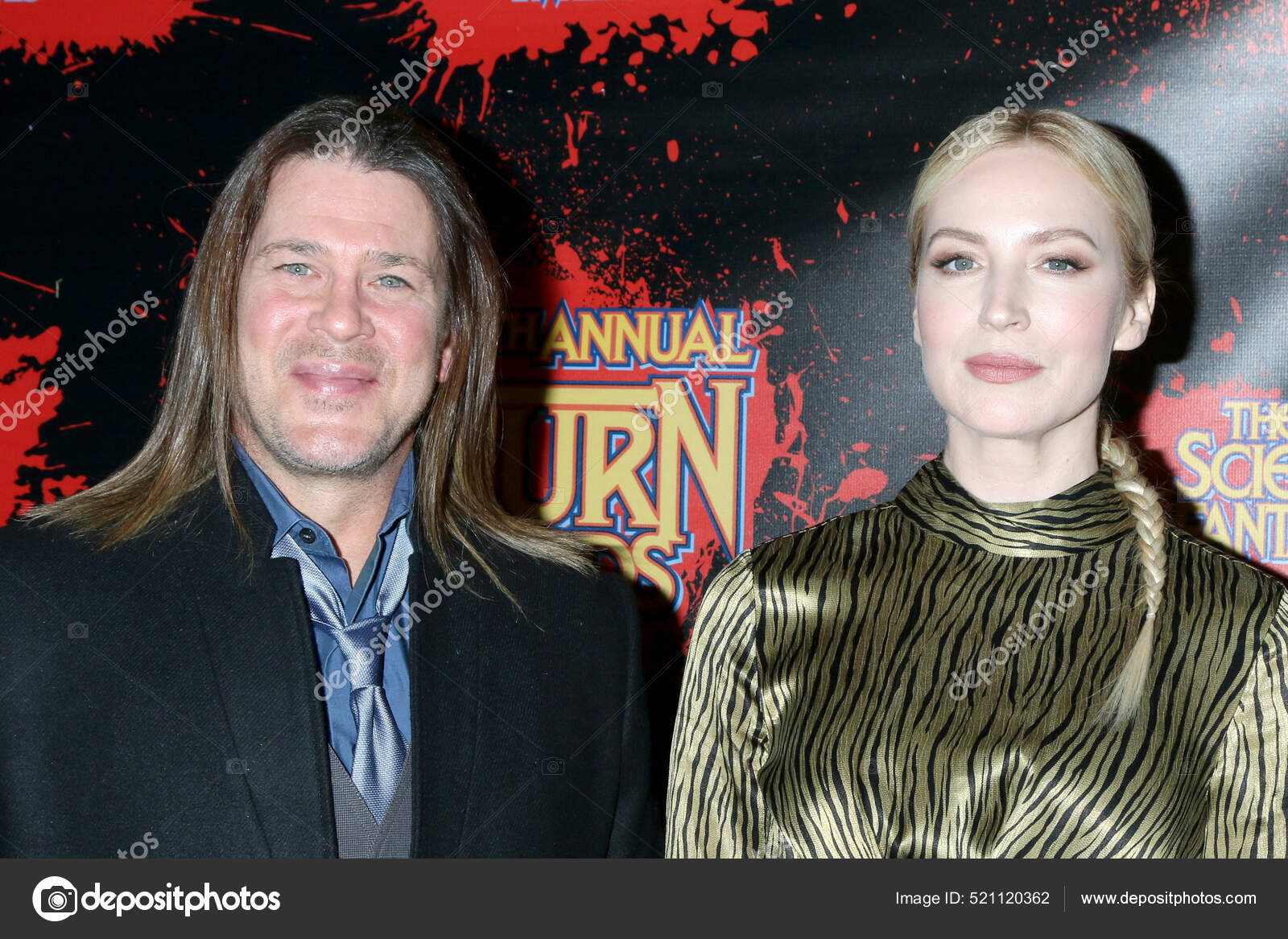 Los Angeles Oct Christian Kane Beth Riesgraf 46th Annual Saturn Stock
