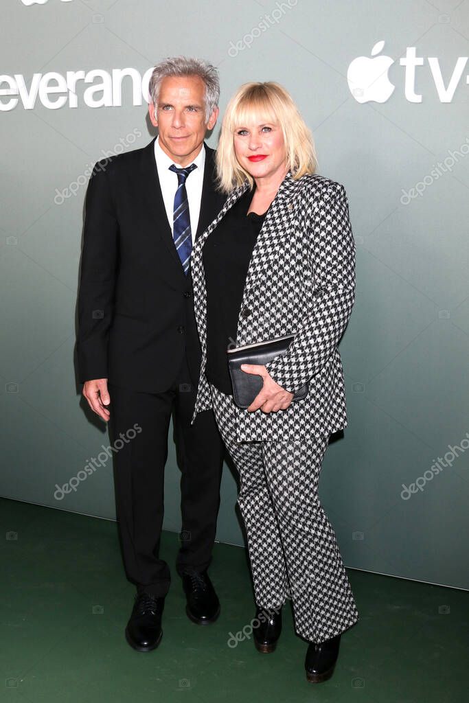 LOS ÁNGELES - 8 DE ABR: Ben Stiller, Patricia Arquette en la proyección ...