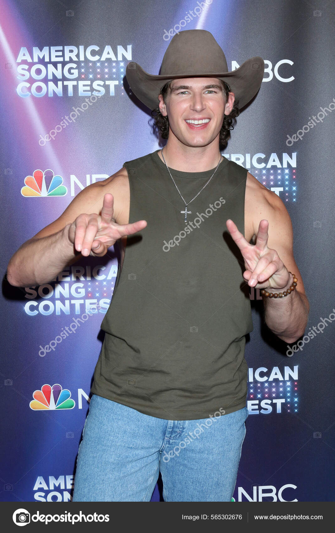 Los Angeles Apr Jonah Prill Americas Song Contest Semi Finals – Stock ...