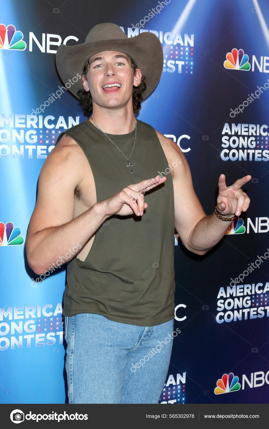 Los Angeles Apr Jonah Prill Americas Song Contest Semi Finals – Stock ...