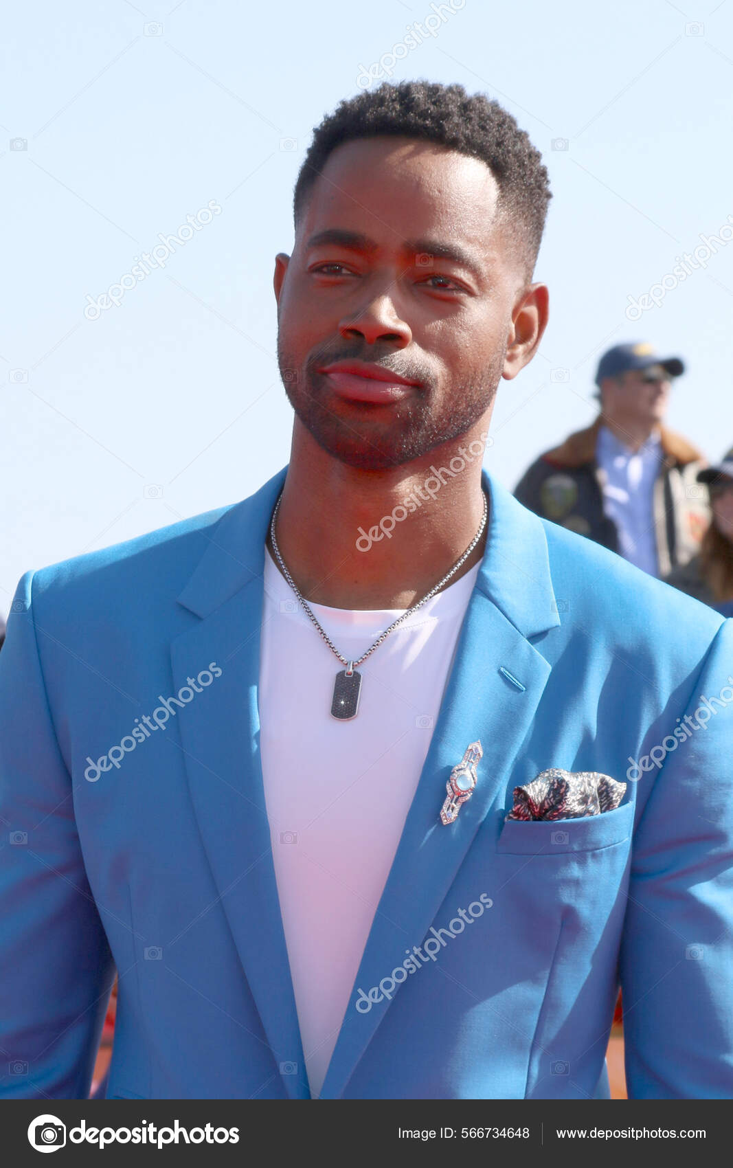 Los Angeles May Jay Ellis Top Gun Maverick World Premiere — Stock ...