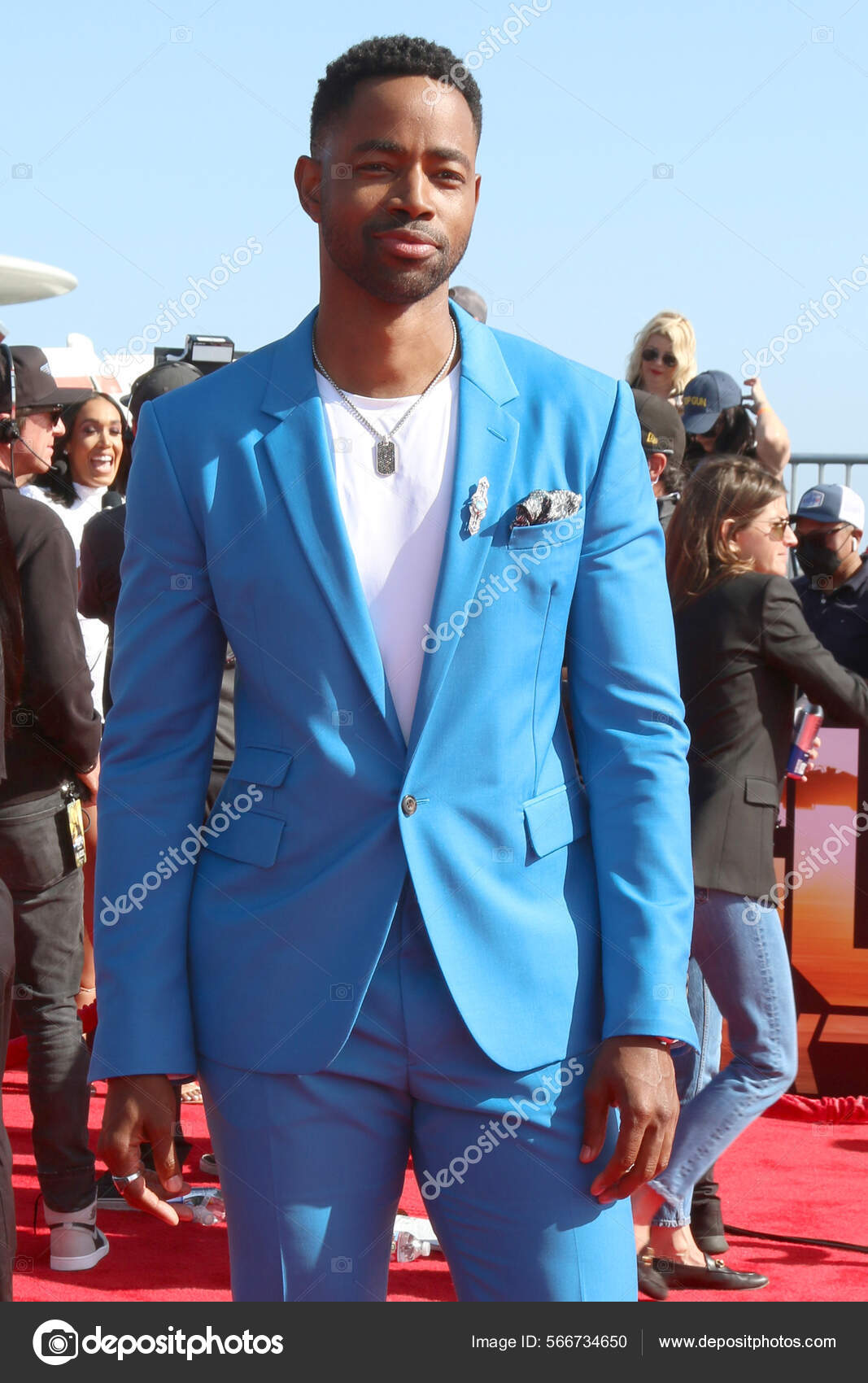 Los Angeles May Jay Ellis Top Gun Maverick World Premiere — Stock ...